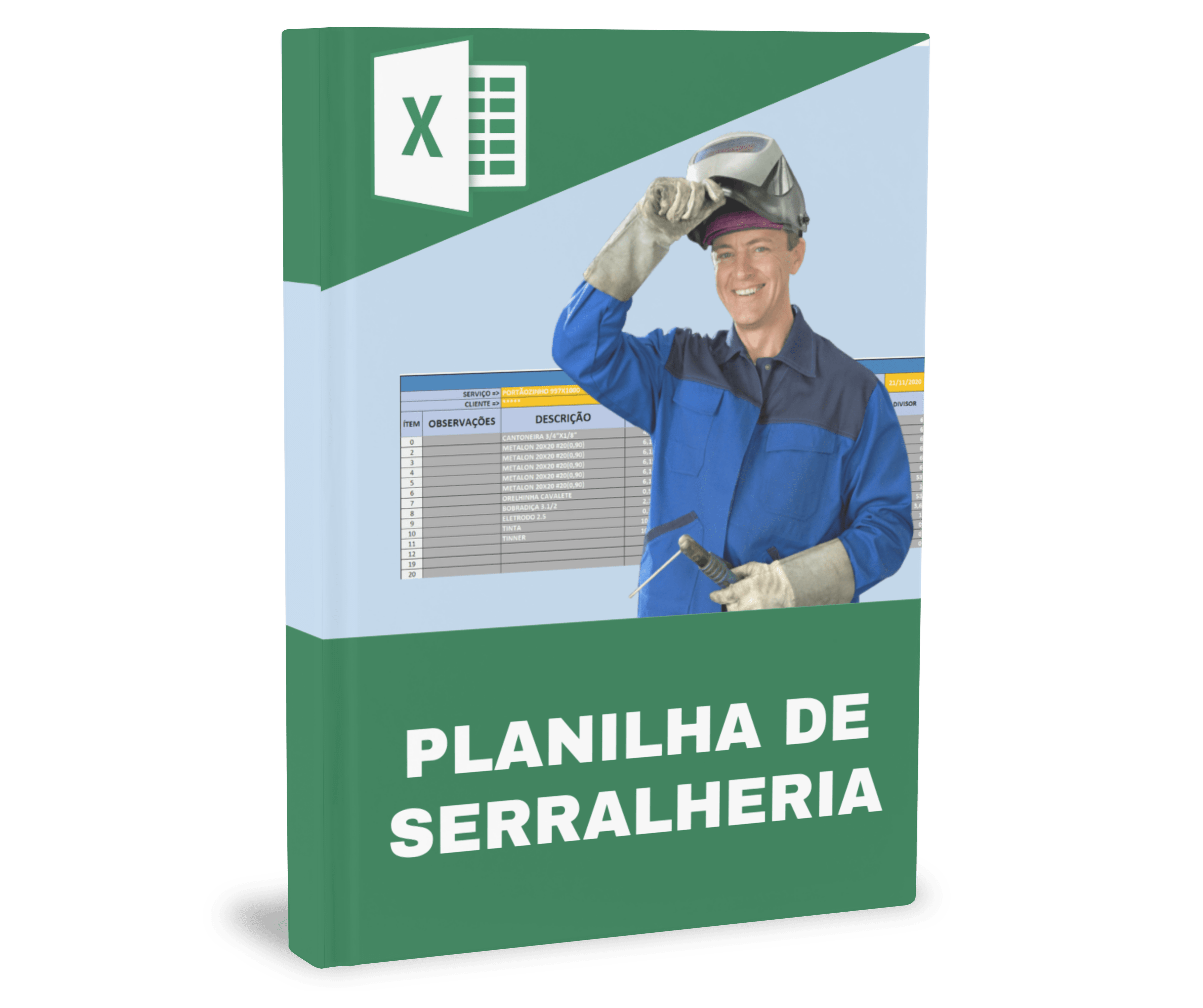 PLANILHAS DE SERRALHERIA - Eric Mendonça Rossi | Hotmart