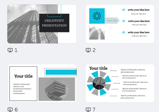 Creative Editable Presentation Template in Canva | Hotmart