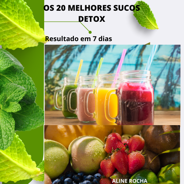 20 MELHORES SUCOS DETOX