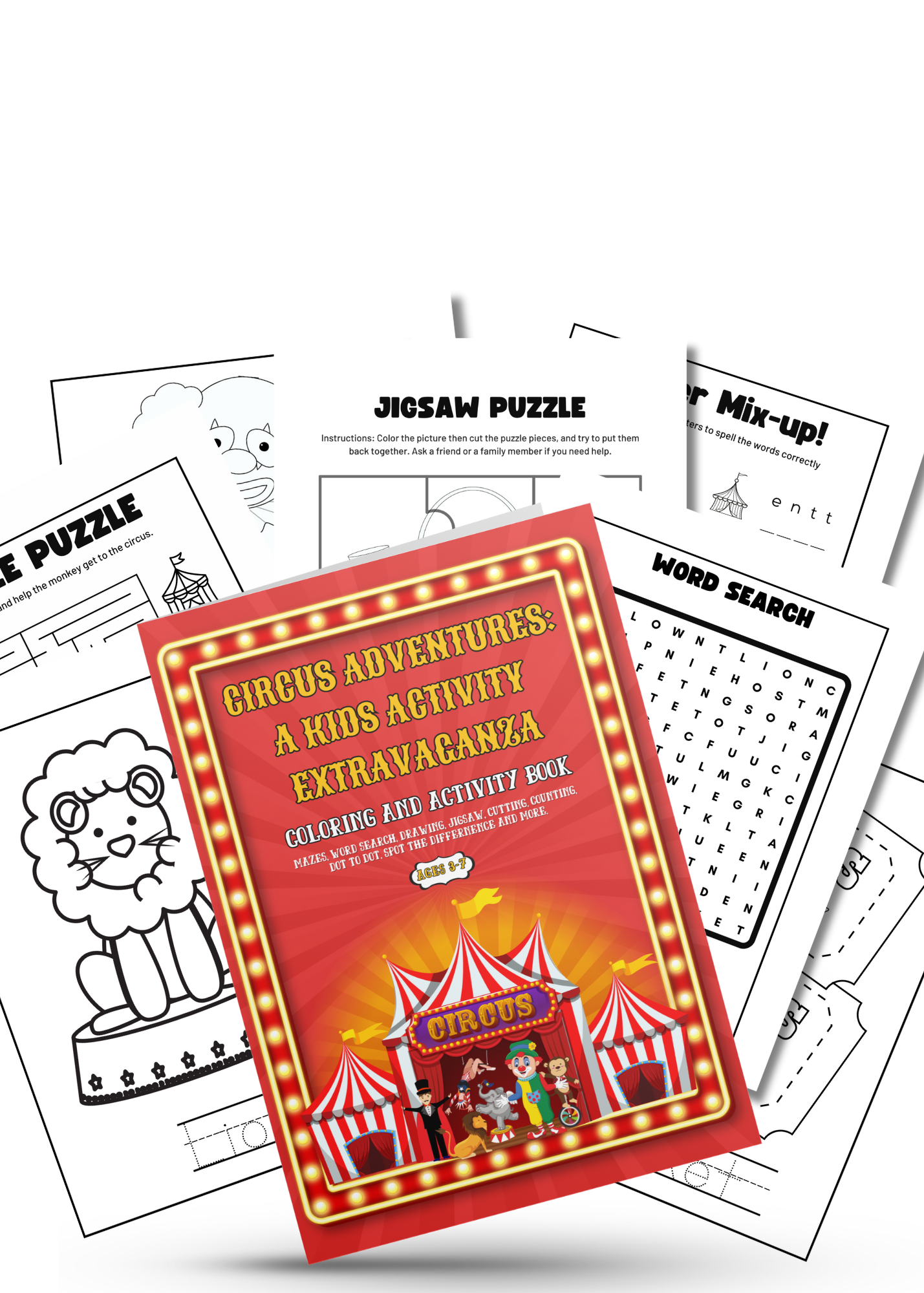 Atividades em Inglês - Circus Adventures: A Kids Activity Extravaganza ...