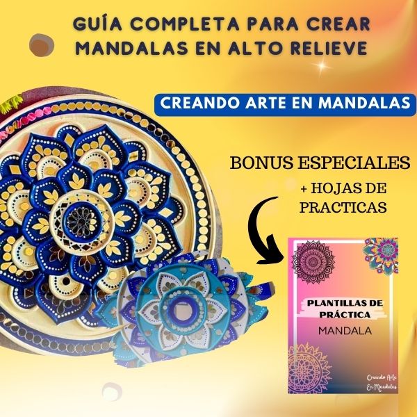 GUÍA COMPLETA PARA CREAR MANDALAS EN ALTO RELIEVE : Creando Arte en...