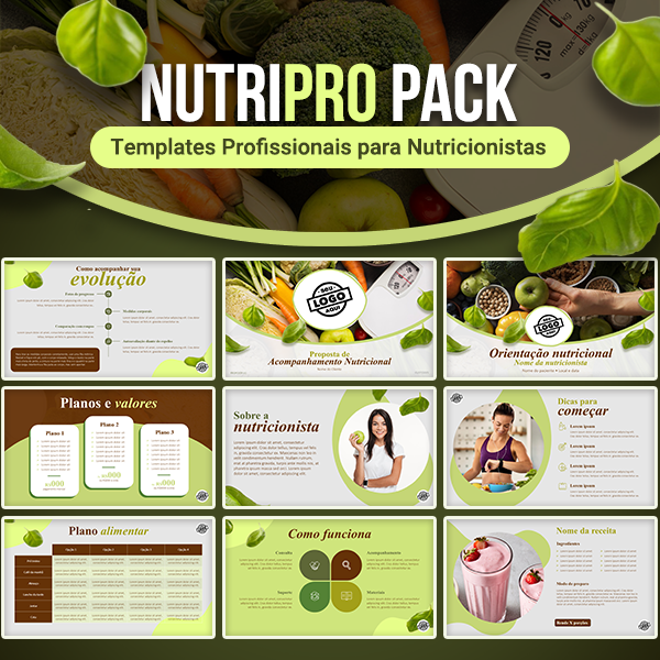 NutriPro Pack | Templates Profissionais para Nutricionistas