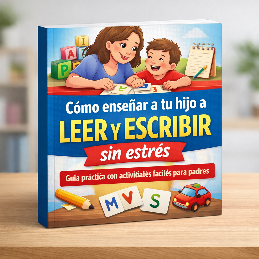 Cómo enseñar a tu hijo a leer y escribir sin estrés: Guía práctica con ...