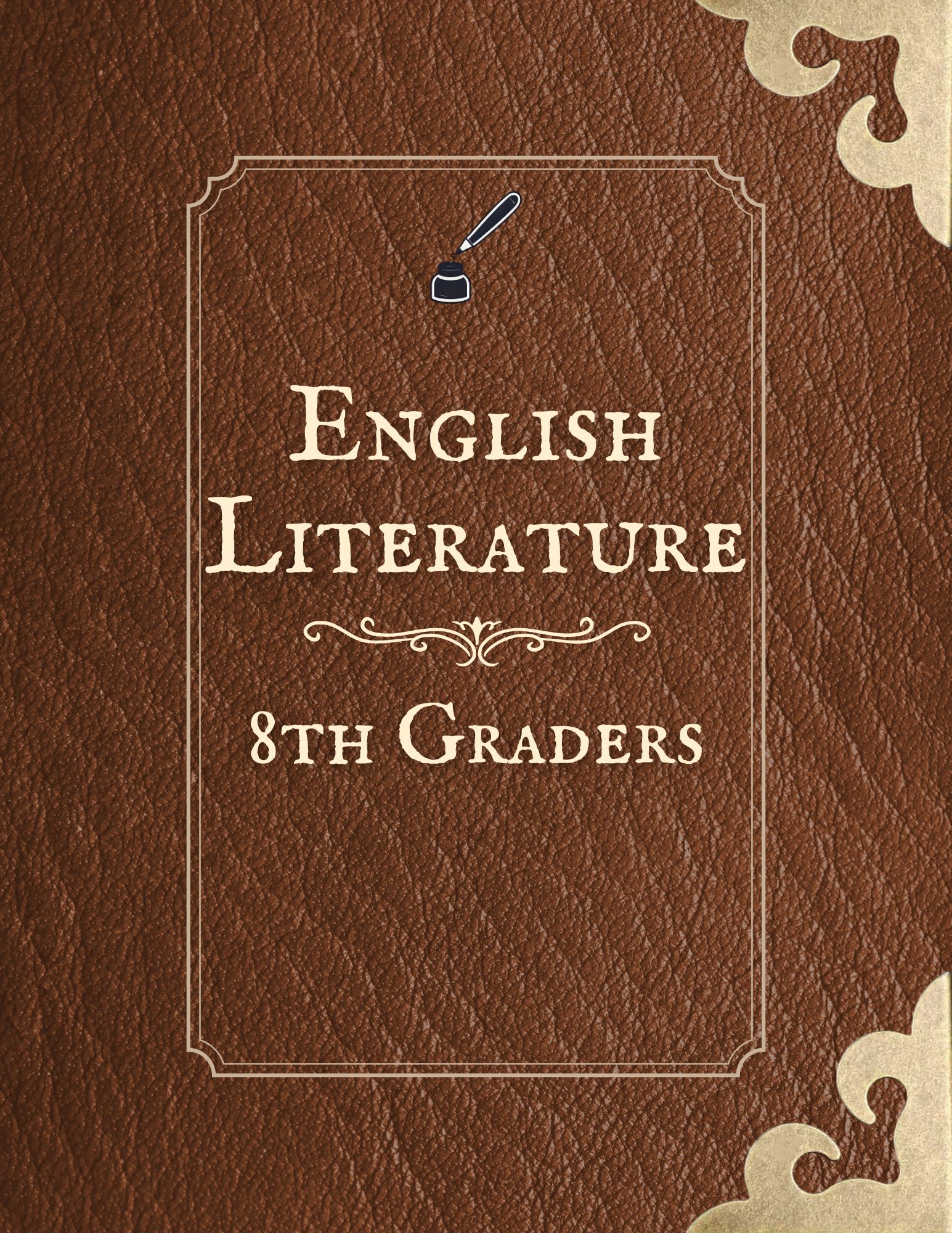 8th Graders | Literature Booklet - Gabriel Riera | Hotmart