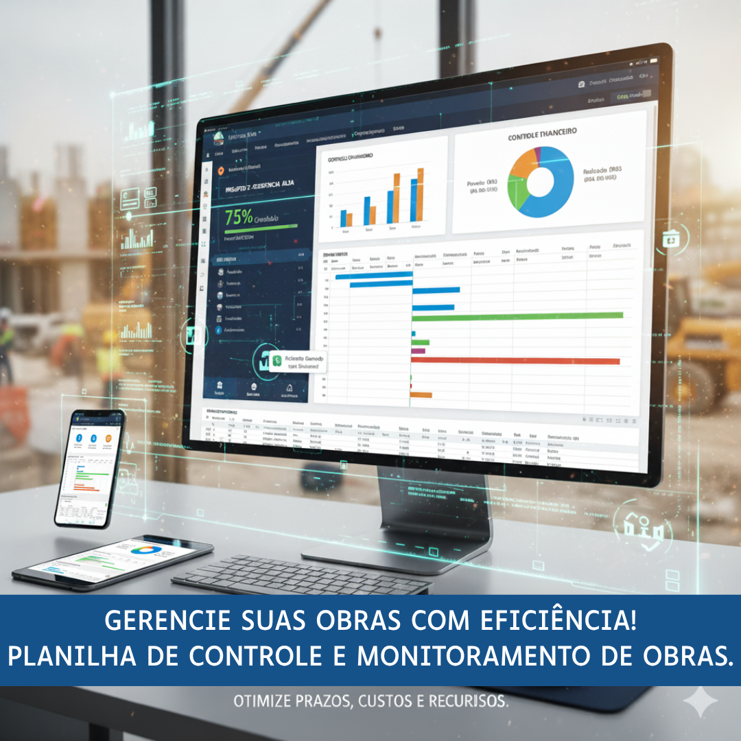 Planilhas Eficientes para Gestão de Obras | Hotmart