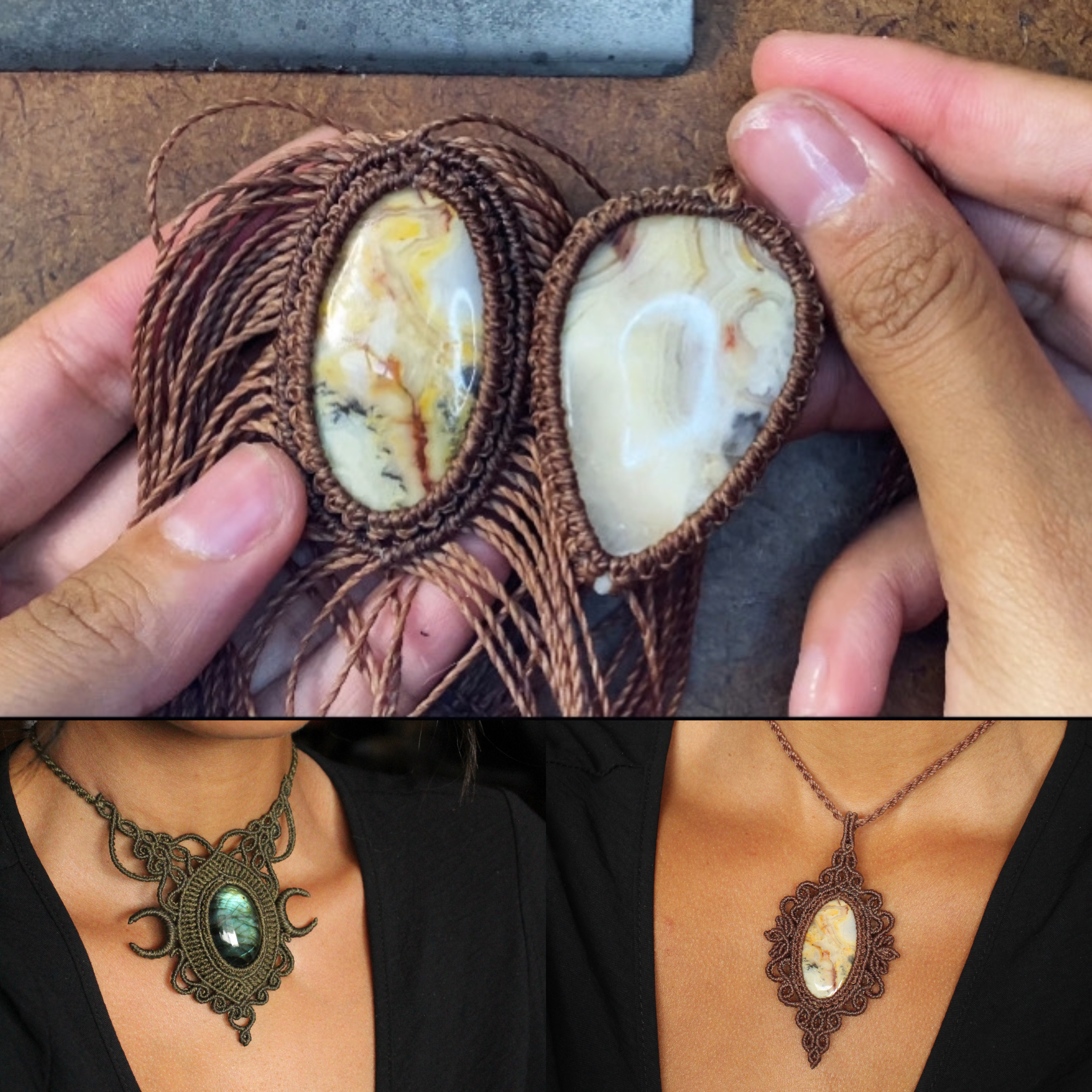 Combo de aulas: castroado + gargantilha triluna + pingente delicado...