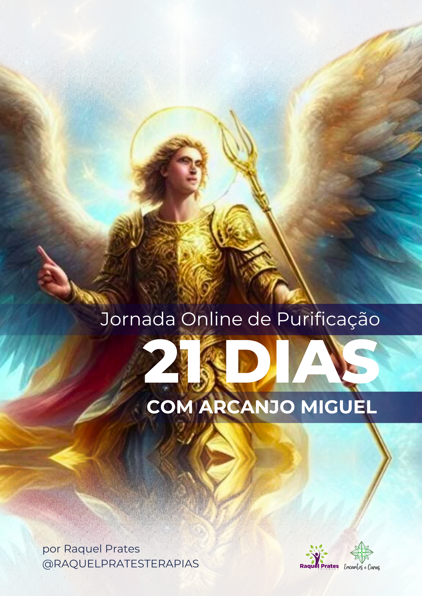 E-book - 21 Dias de Purificação com Arcanjo Miguel - Encantos e Cur...