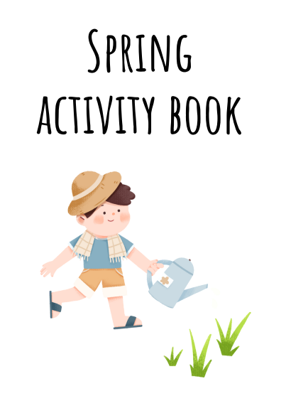 Spring Activity Book for kids