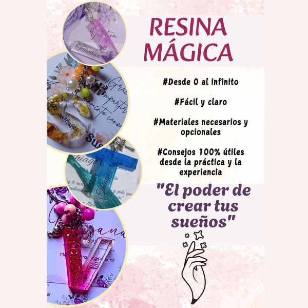 "Resina Mágica: convierte tus Ideas en obras de Arte irresistibles"...