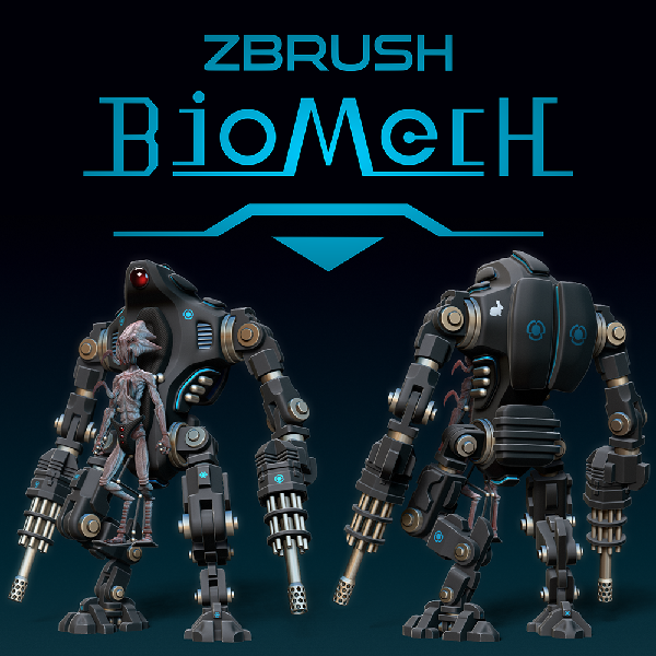 ZBRUSH BIOMECH - Diego Poncell | Hotmart