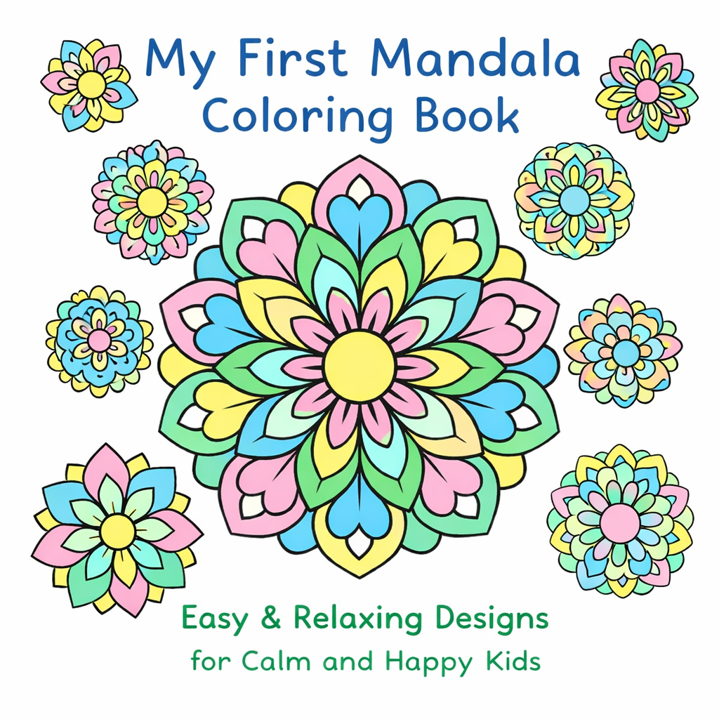 My First Mandala Coloring Book | Hotmart
