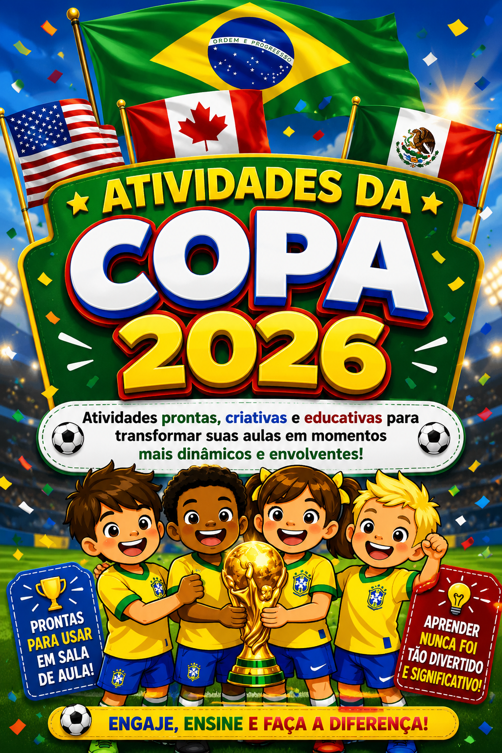 ATIVIDADES DA COPA 2026 - Casa do Educador | Hotmart