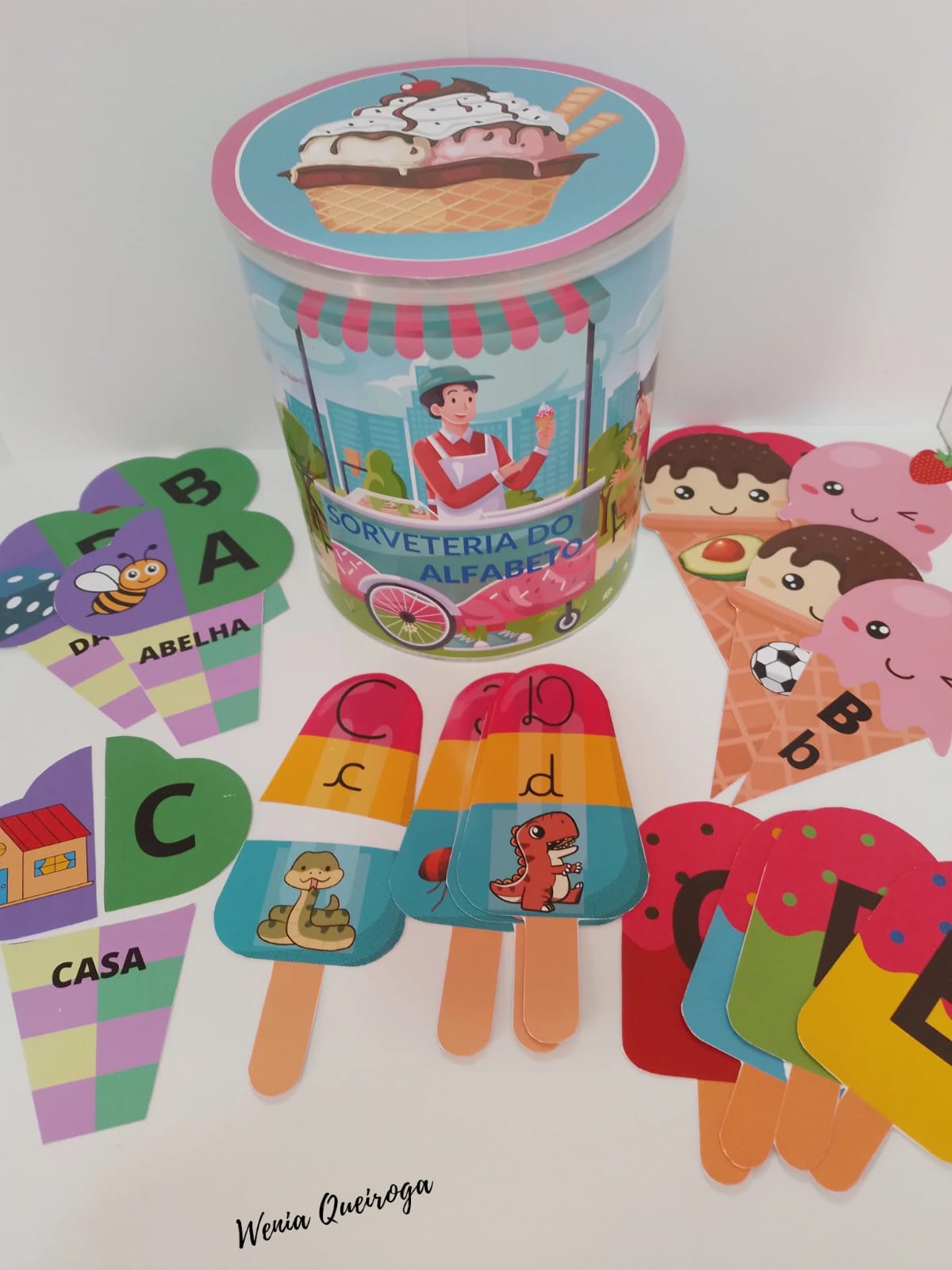 SORVETERIA DO ALFABETO - Wenia Queiroga dos Santos Oliveira | Hotmart