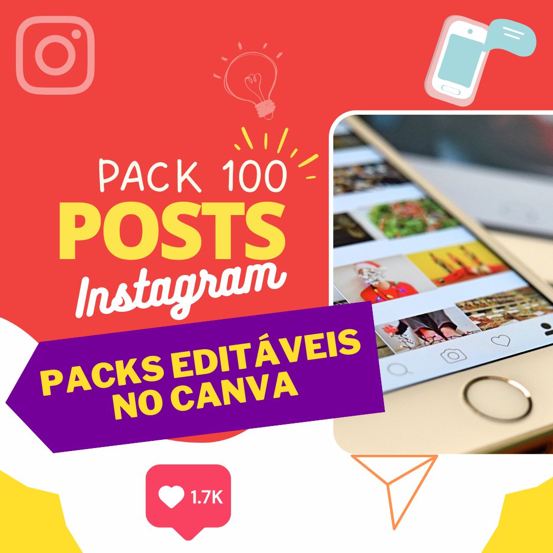 Pack 100 Templates Canva - Carlos Silva | Hotmart