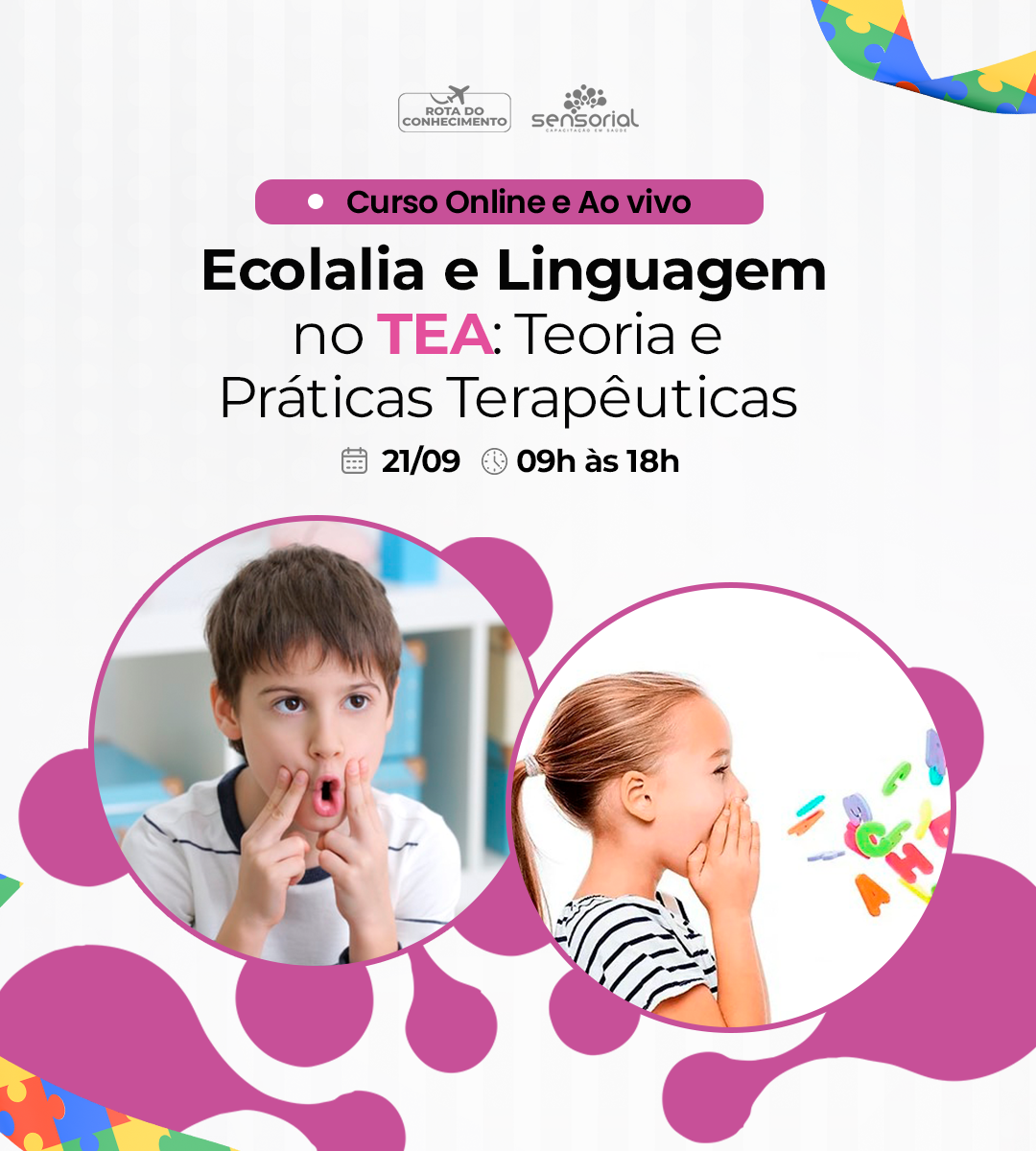 Ecolalia e Linguagem no TEA - Sensorial Consultoria | Hotmart