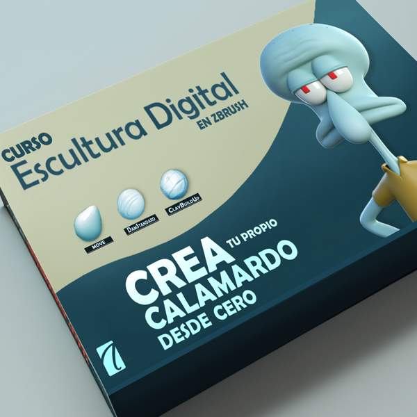 Esculpe tu propio Calamardo en 3D desde cero - Ivo Chiriboga A. | H...