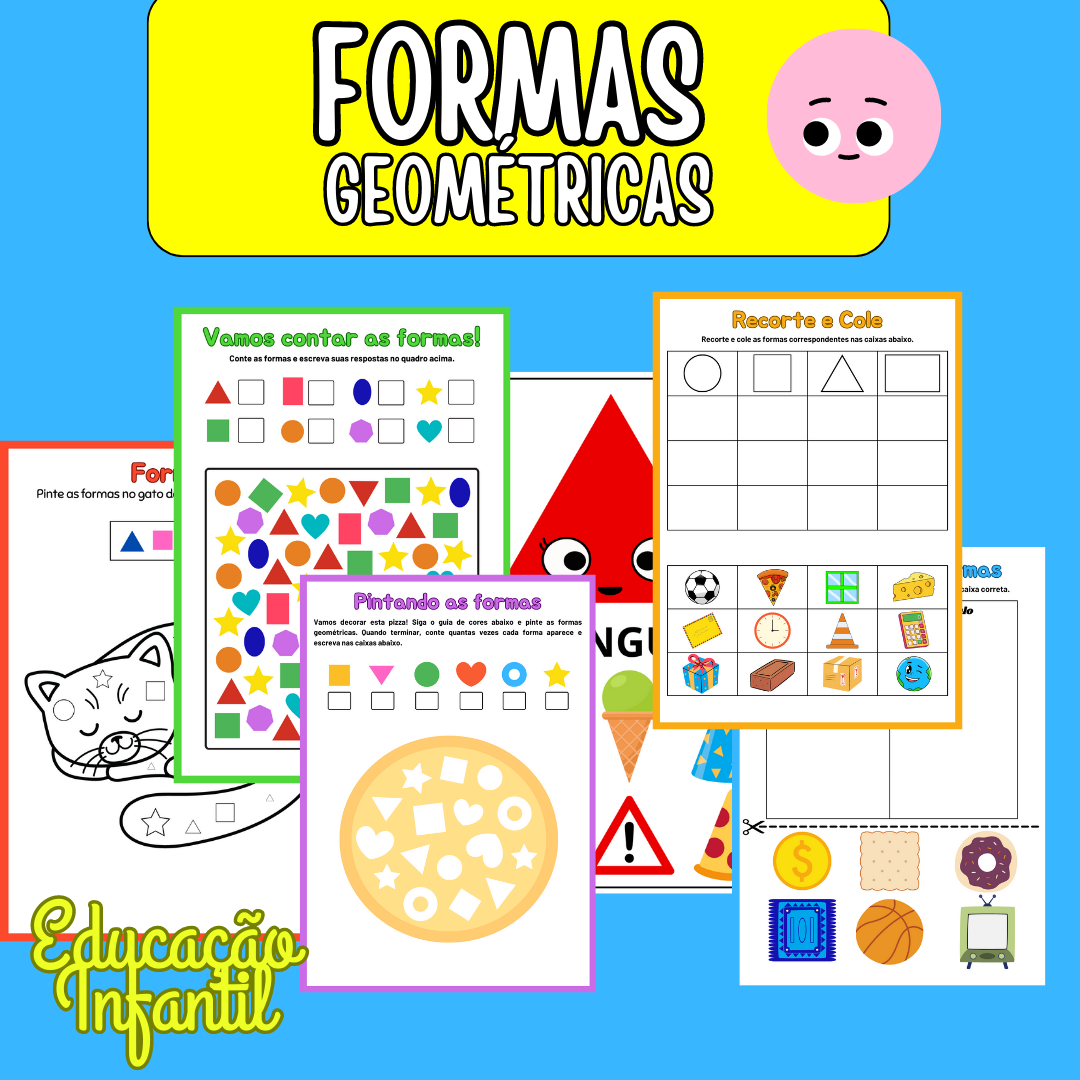 Apostila de Atividades Formas Geométricas - Adriane Franco | Hotmart