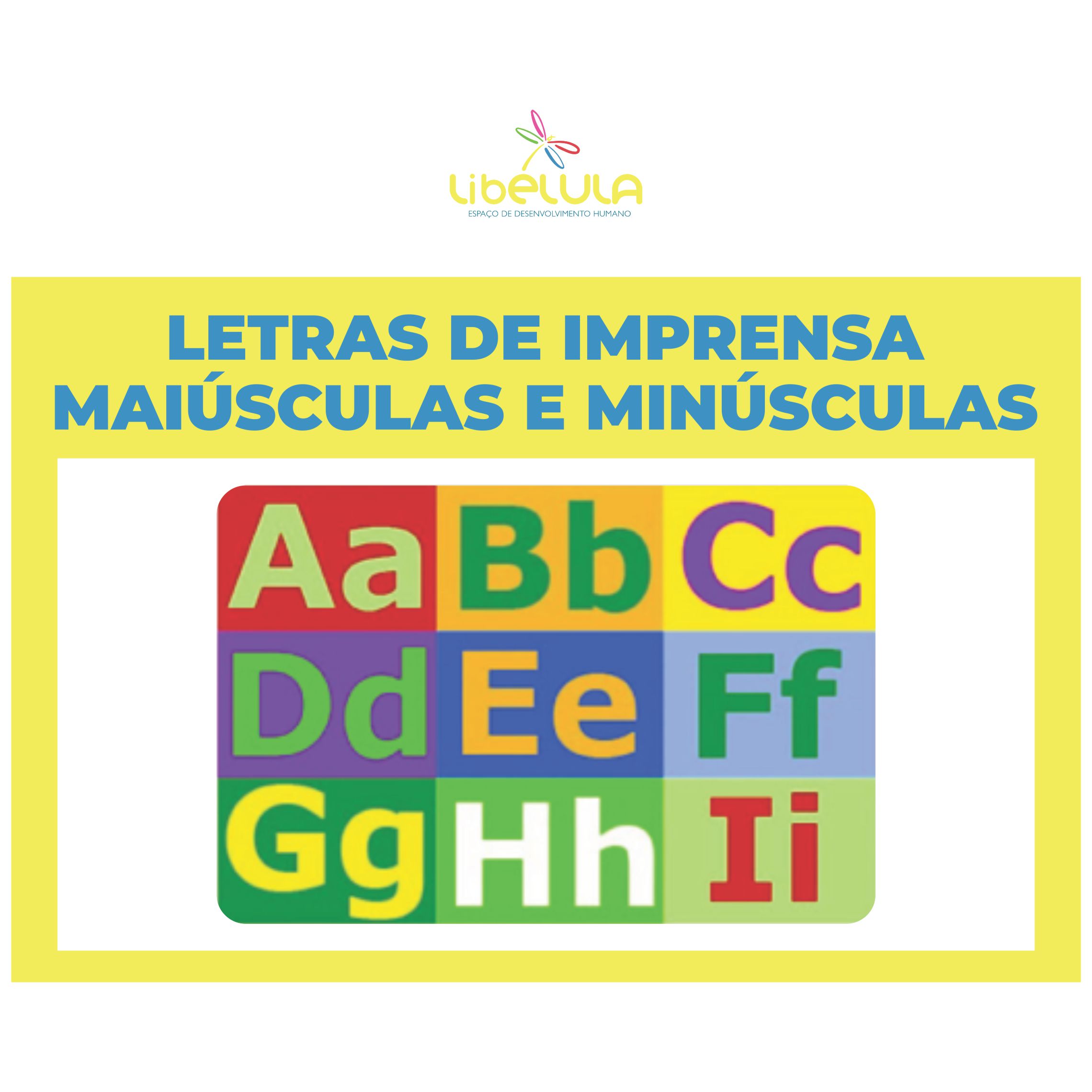 Apostila Letras de Imprensa Maiúsculas e Minúsculas - Sensory Toys ...