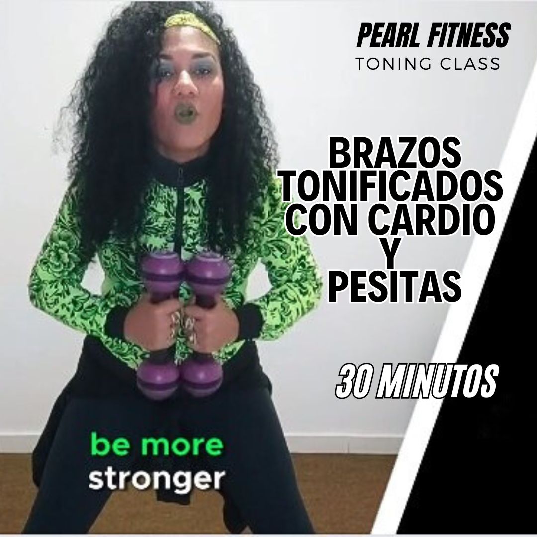 Brazos Tonificados con Cardio y Pesitas en 30 min - Pearl Robinson ...