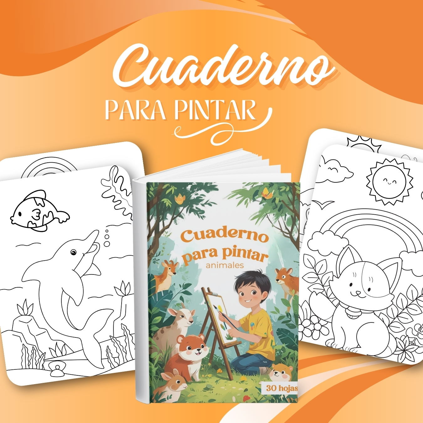 Cuaderno para colorear - Andrea Andrade | Hotmart