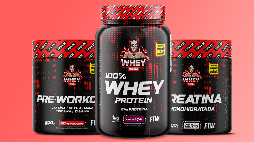 Whey Nerd - Combo 1 - Baunilha - Whey Nerd | Hotmart