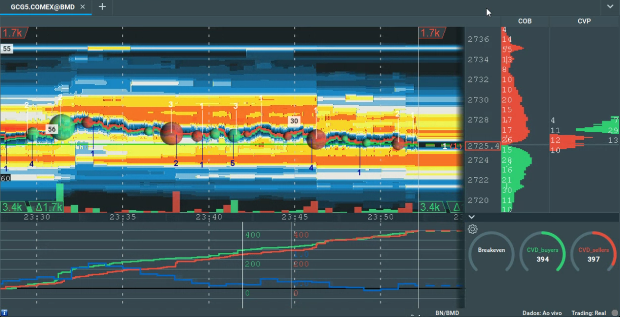 Tutorial guiado - Bookmap - XAU e BTC - Forex Bookmap | Hotmart