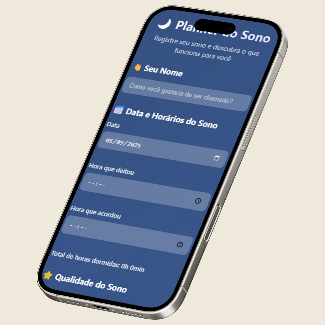 🌙 Planner do Sono - AppAutoHipnose | Hotmart