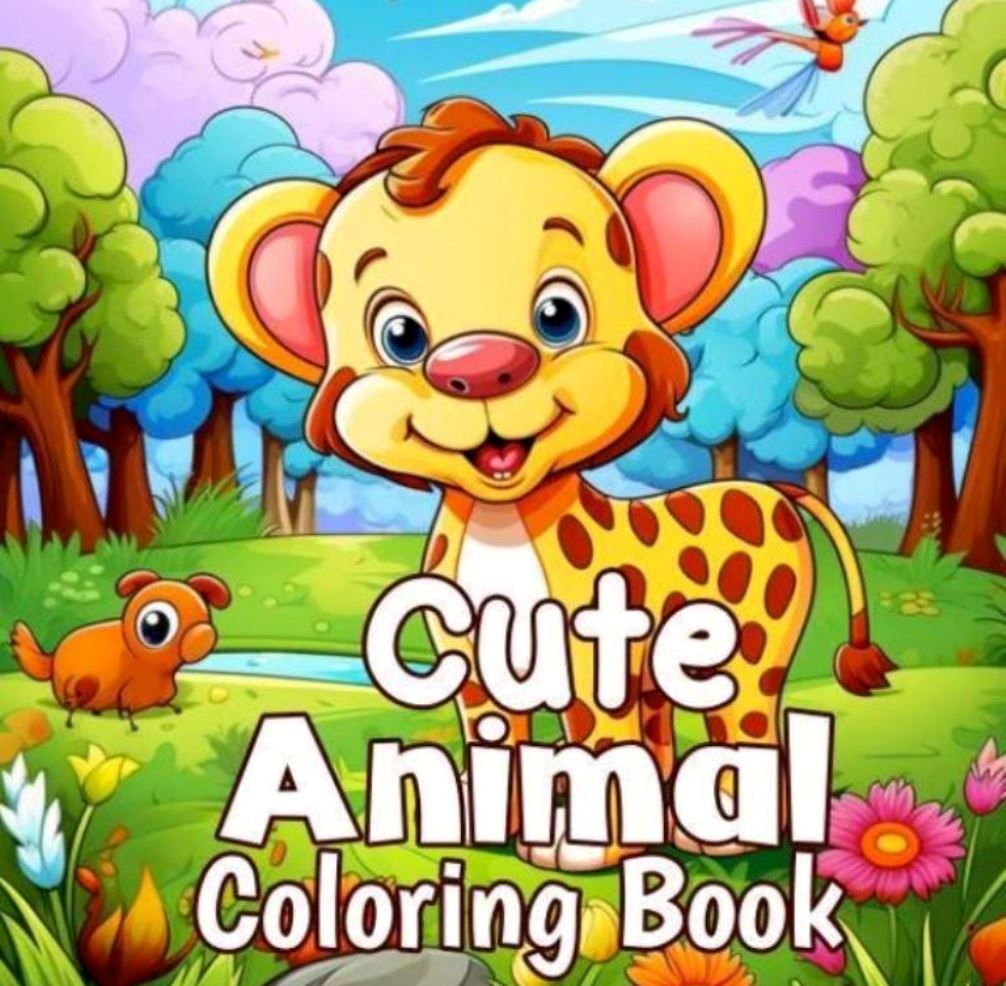 A fantastic Animal Coloring Ebook for little ones with over 30 ...