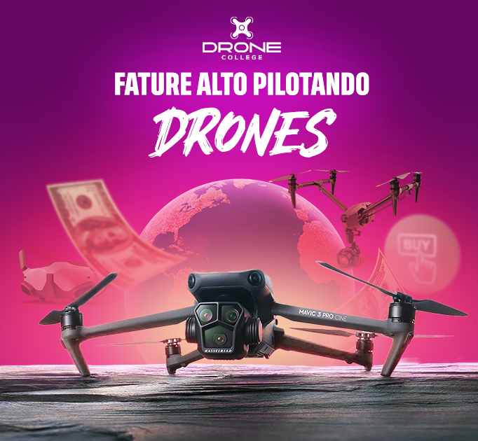Pilotagem de drones. Entenda tudo sobre o universo dos drones e FAT...
