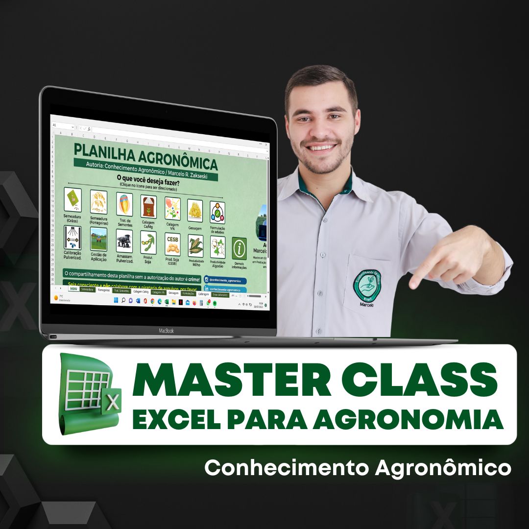 Master Class Excel no Agro - Marcelo Zakseski | Hotmart