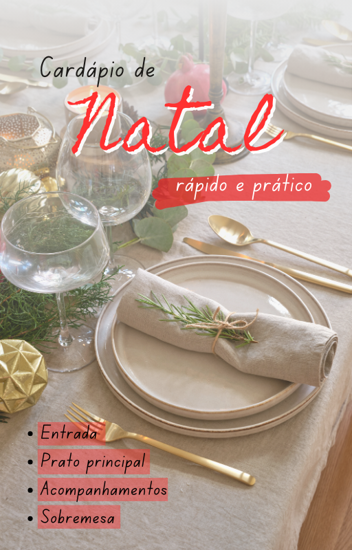 Cardápio de Natal Rápido e Prático - E-commerce Rocha | Hotmart