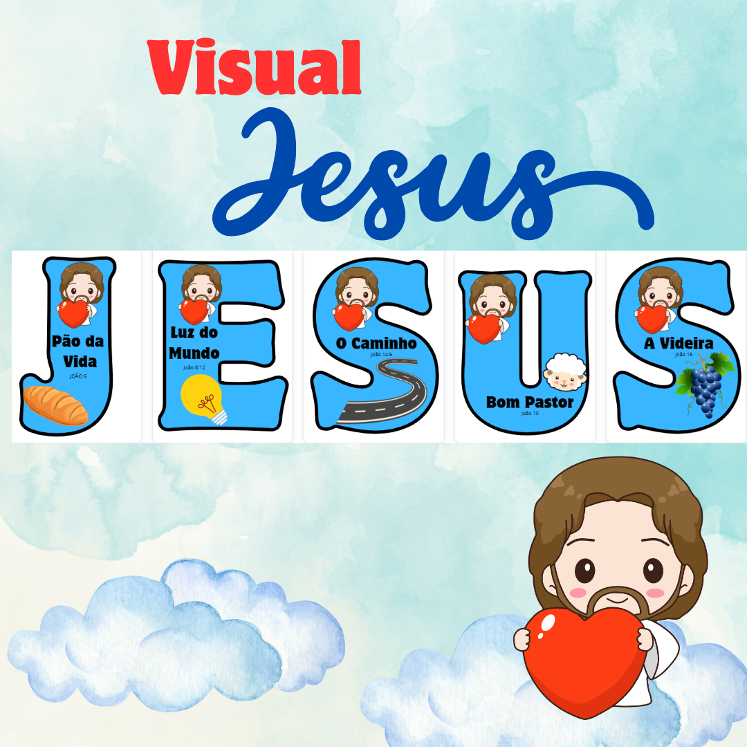 RECURSO VISUAL + PLANO DE AULA QUEM É JESUS - CANTINHO DA EDUCAÇÃO ...