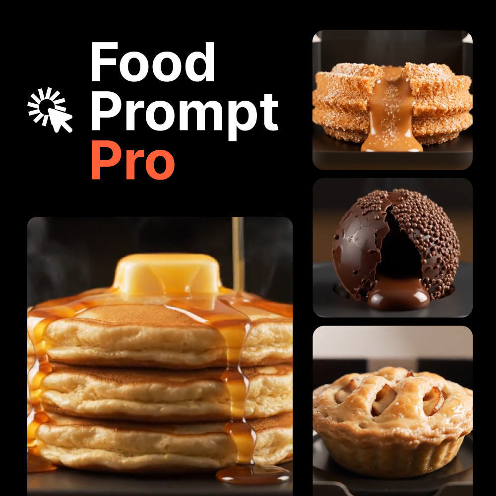 Food Prompt Pro – Crie vídeos virais de comida com IA - Food Prompt...
