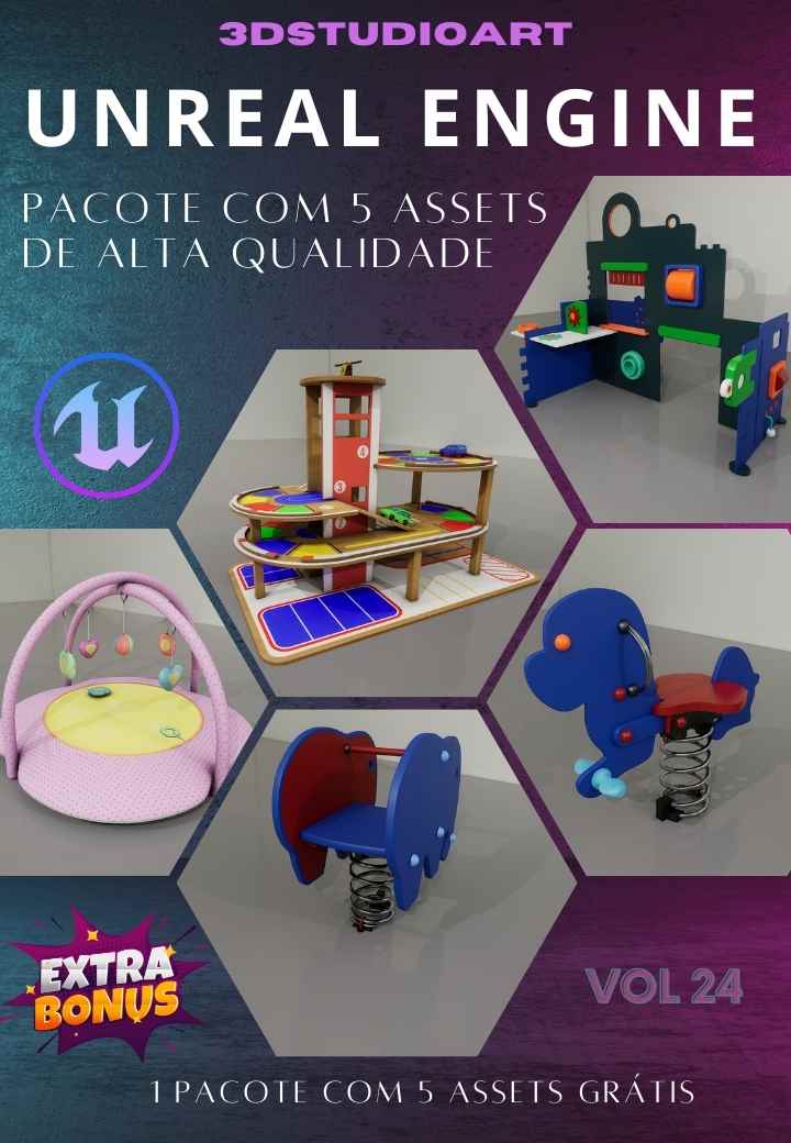 PACOTE COM 5 ASSETS DE ALTA QUALIDADE VOL24
