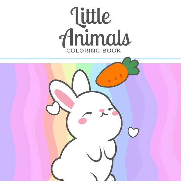 Little Animals Coloring Book