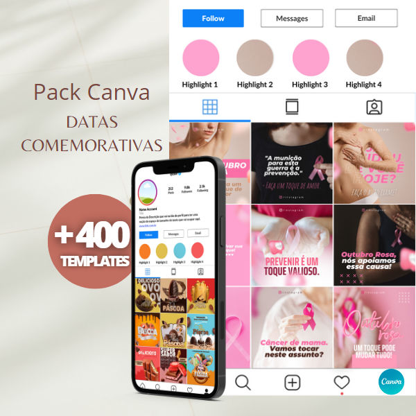 Pack Canva Datas Comemorativas - Marcela Vital | Hotmart