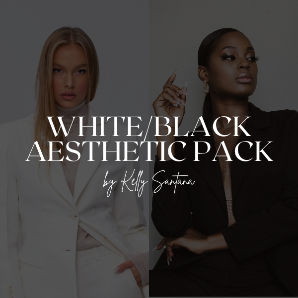 WHITE/BLACK AESTHETIC PACK