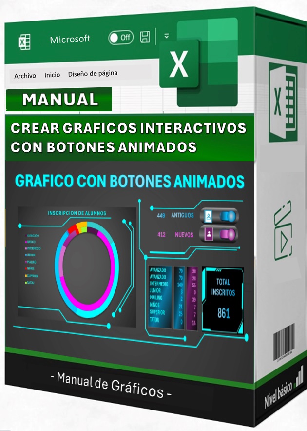 Manual de Gráfico con dos Botones Interactivos - Rene Dipp Garcia