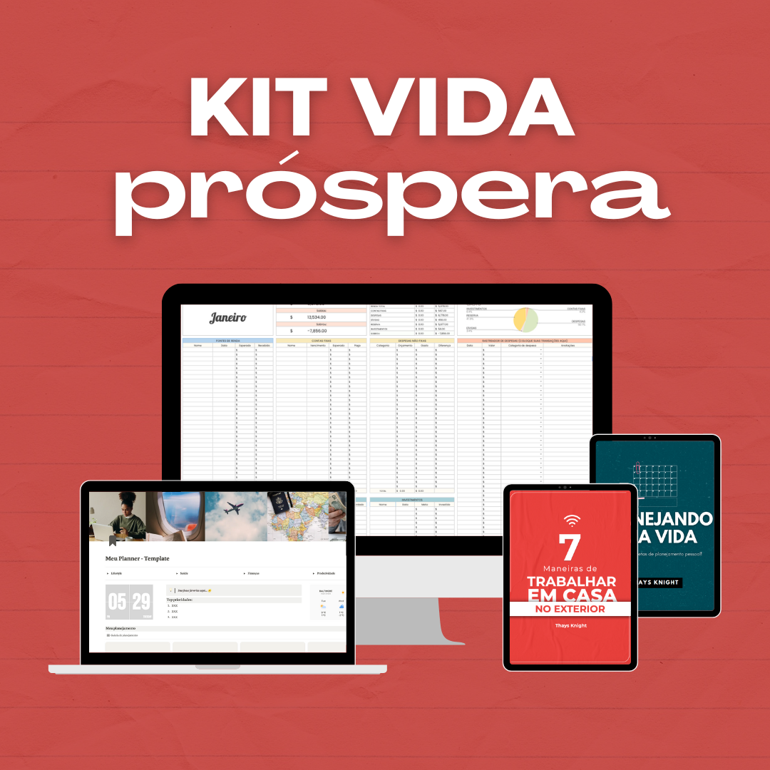 Kit - Vida Próspera - Thays Knight | Hotmart