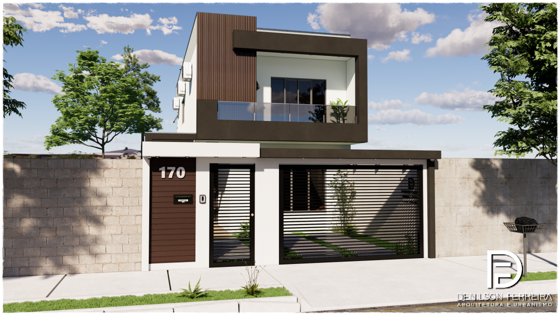 Terreno 7x25 | Sobrado Espaçoso com 3 Suítes, Área Gourmet e Piscina