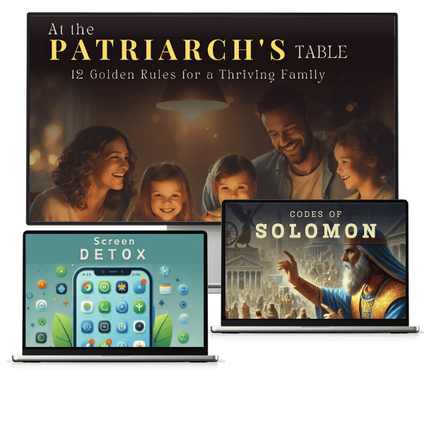AT THE PATRIARCH'S TABLE + SCREEN DETOX + SOLOMON'S CODES