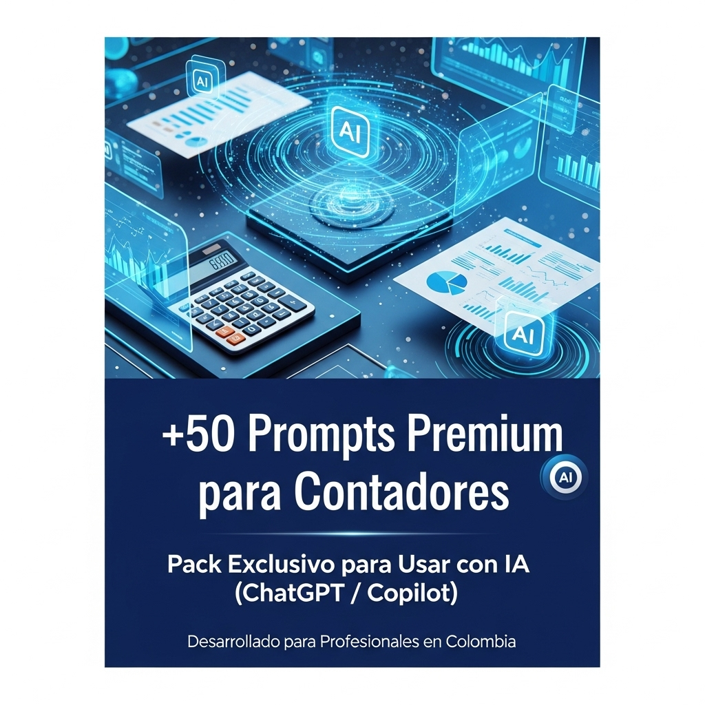+50 Prompts Premium para Contadores Colombianos