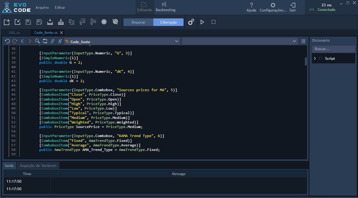 Robo trader source code
