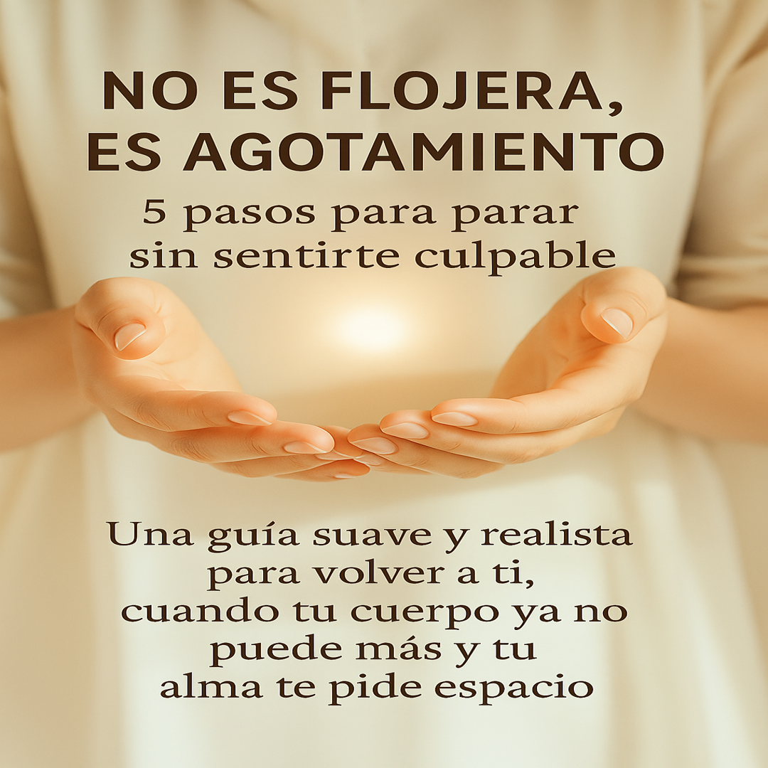 No es flojera, es agotamiento. 5 pasos para hacer una pausa concien...