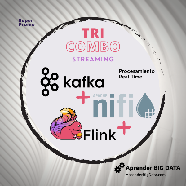 Pack Streaming de Datos con Kafka, NiFi y Flink