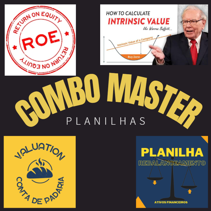 Combo Master de Planilhas - FHM investimento | Hotmart