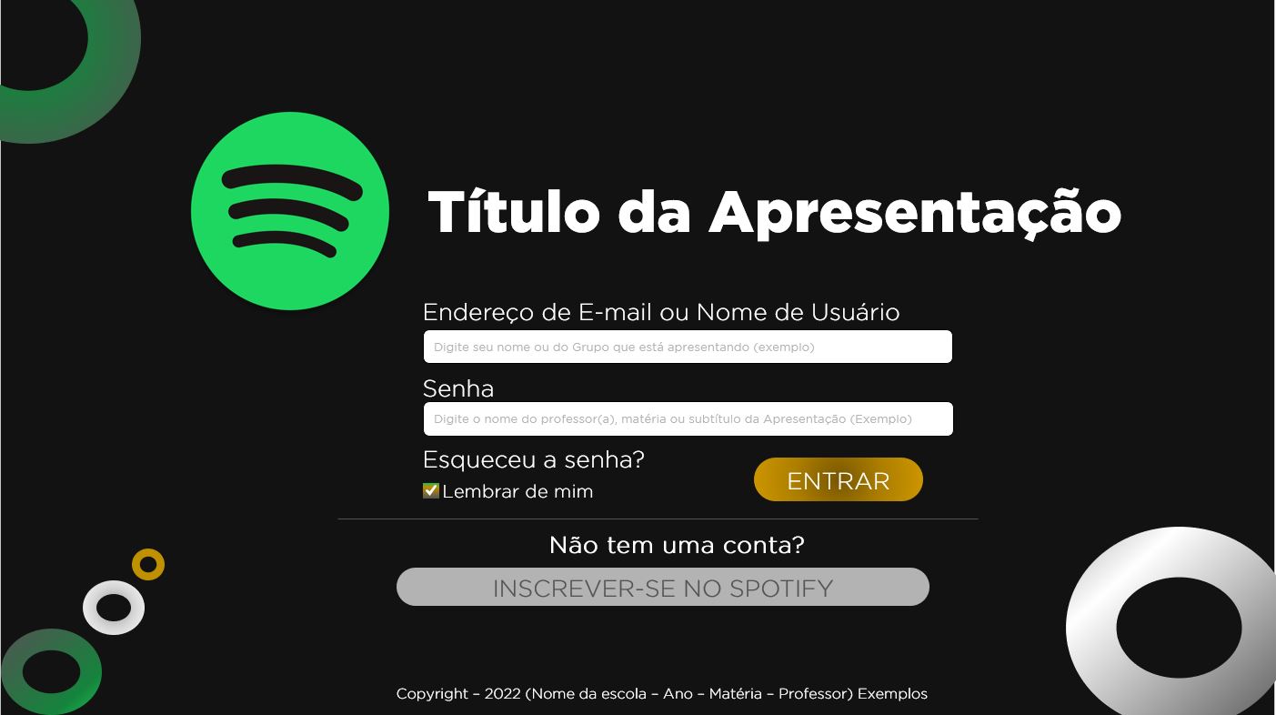 Powerpoint, Spotify - Apresentação de Slides (Download) - Jonathan ...