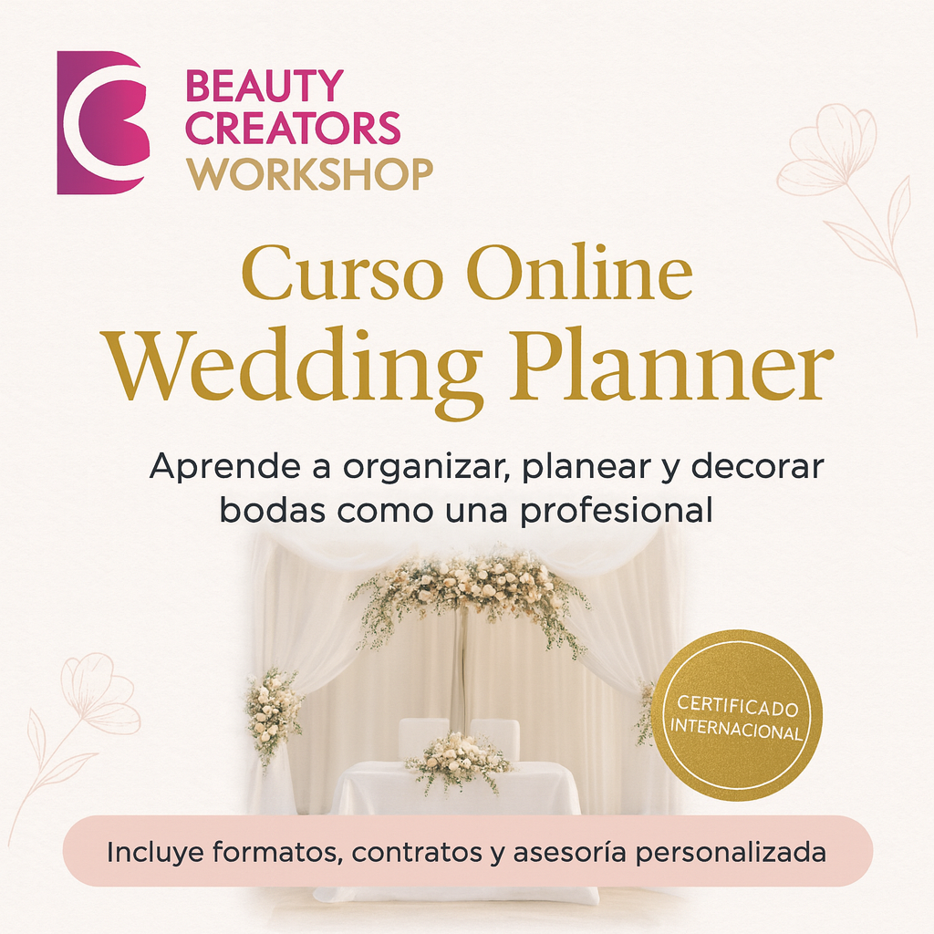 Curso Online - Wedding Planner