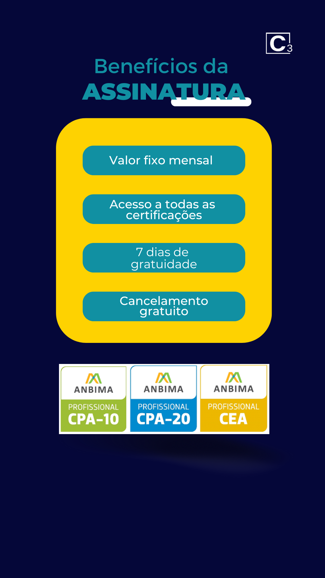 Assinatura Mensal C3