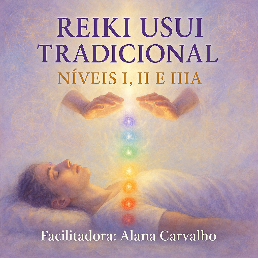 Reiki Usui I, II e IIIa - ALANA CARVALHO | Hotmart